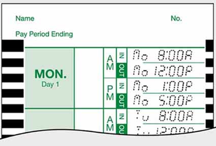 Florida Time Clock - Lathem 2100HD Punch Clock 2100HD Punch Clock