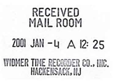 Florida Time Clock - Widmer date time stamp Widmer T3 time stamp